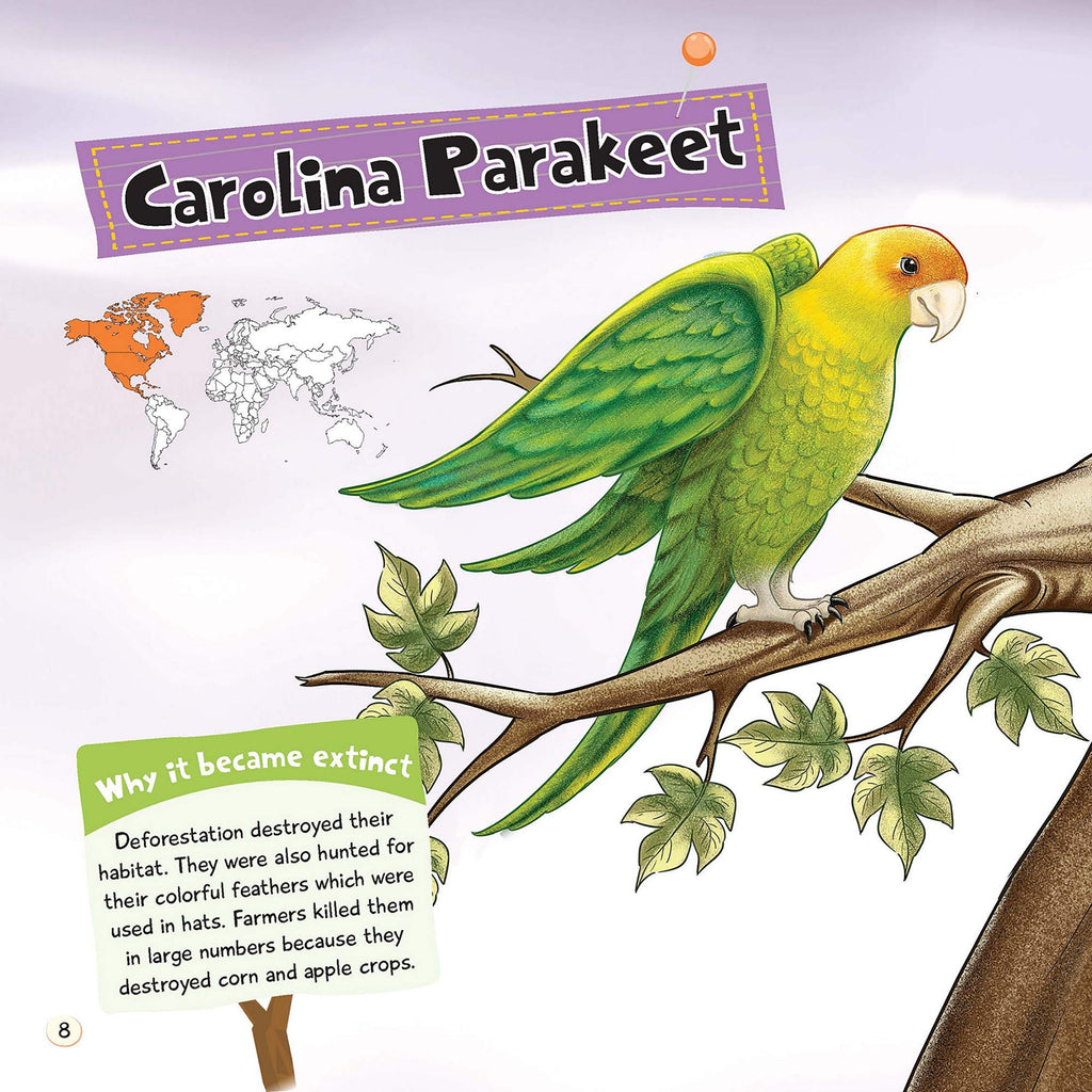 Extinct Book: Extinct Animals With Name And Pictures For Kids ...